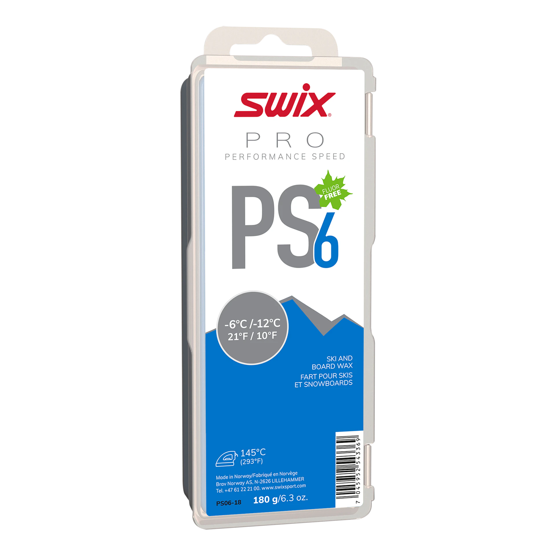 PS6 Blue -6°C/-12°C, 180g | Swix
